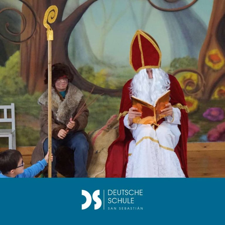 Besuch vom Nikolaus in Deutsche Schule San Sebastián